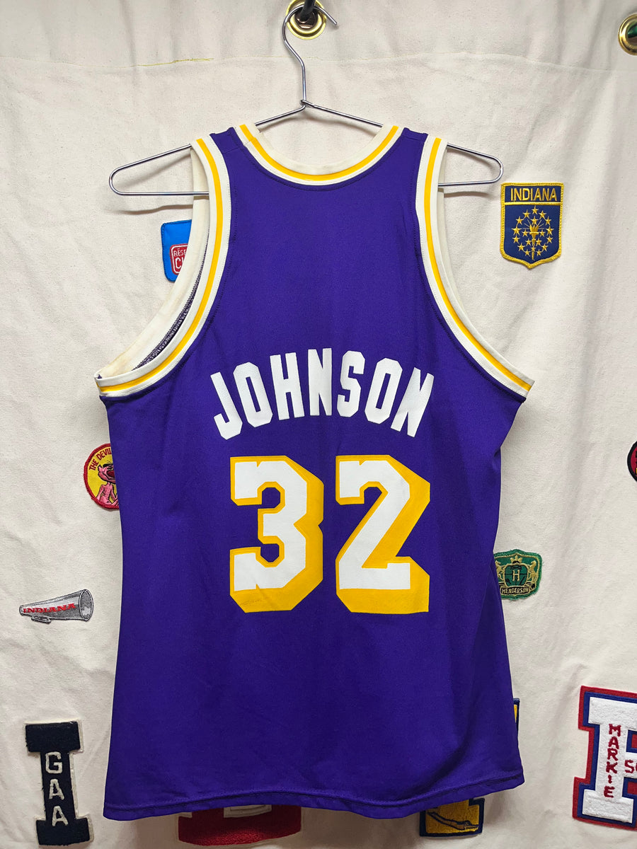 Vintage Los Angeles Lakers Sand Knit Magic Johnson Large – Philthy Vintage Clothing