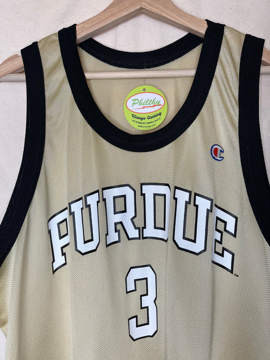 Vintage Purdue University Gold 3 Champion Basketball Jersey: XL 48 ...