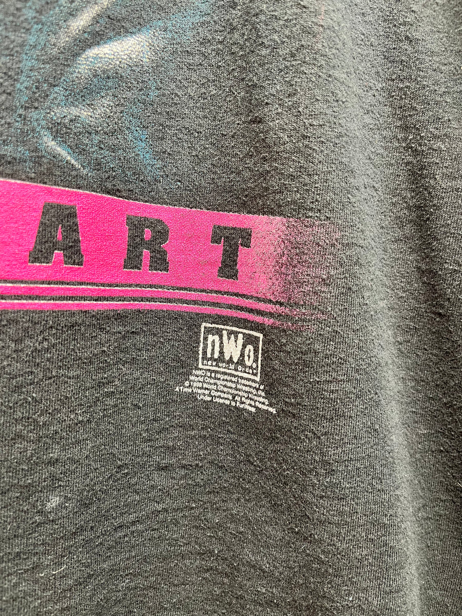 Vintage Bret Hart The Hitman NWO WF WCW 1998 Wrestling Tultex T-Shirt ...