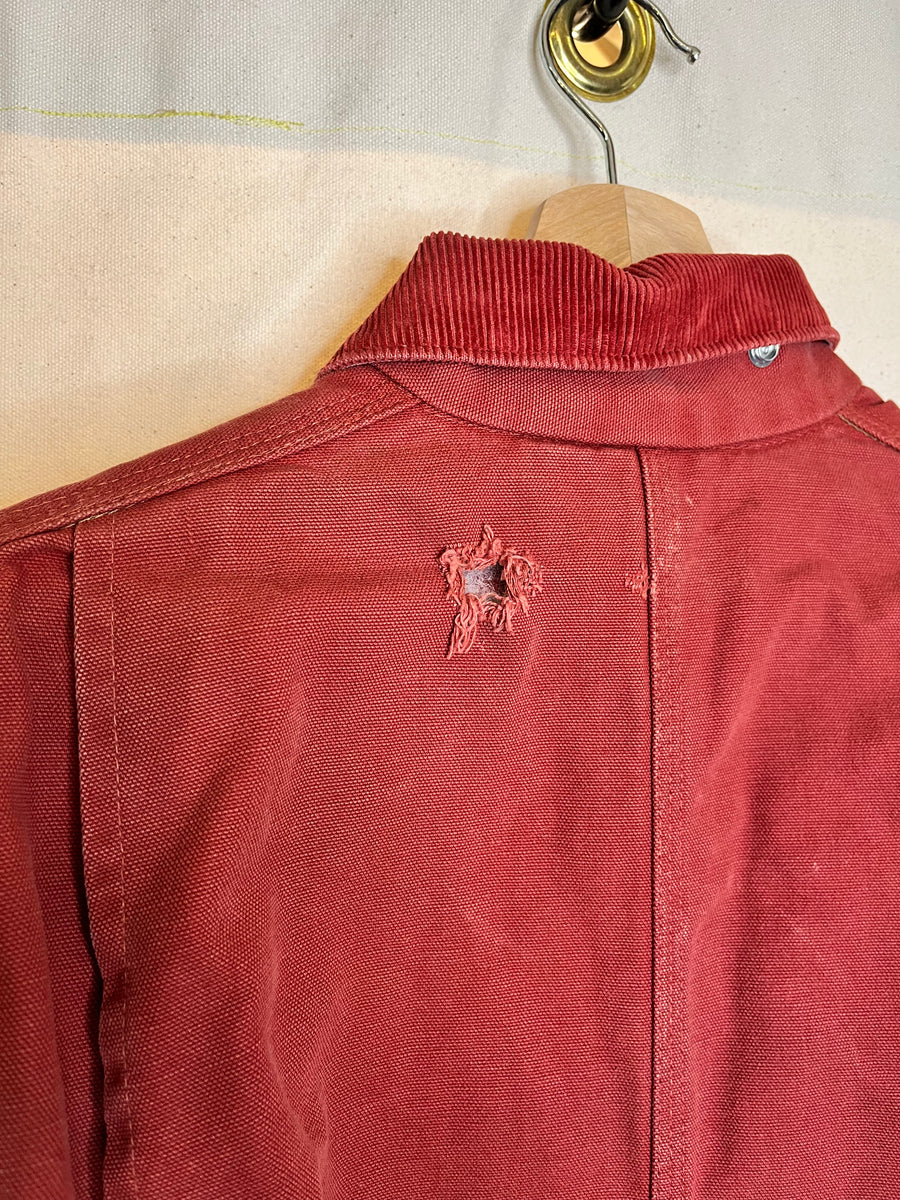 Red Carhartt AgriGold Patch Chore Jacket: M – Philthy Vintage Clothing