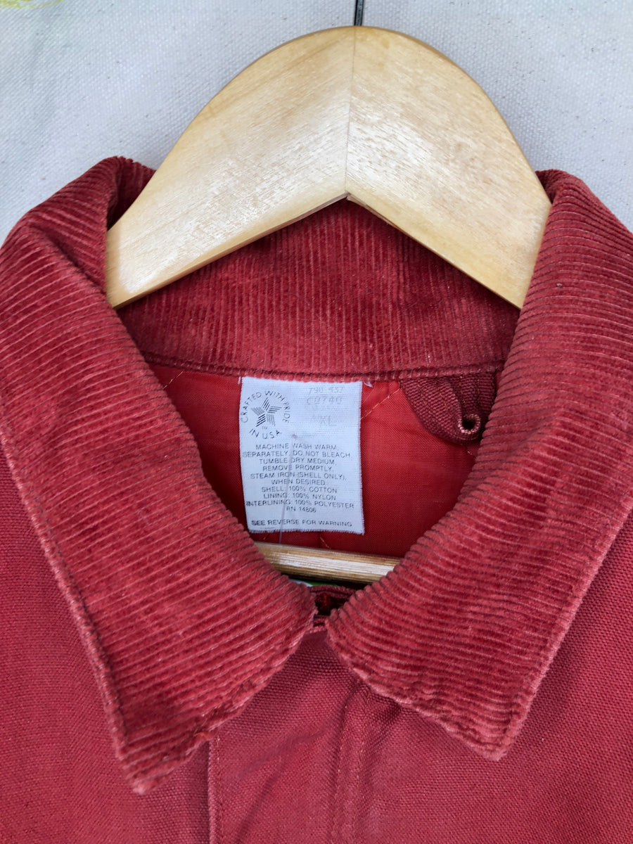 Vintage Carhartt Agrigold Red Canvas Chore Jacket: XL – Philthy Vintage ...